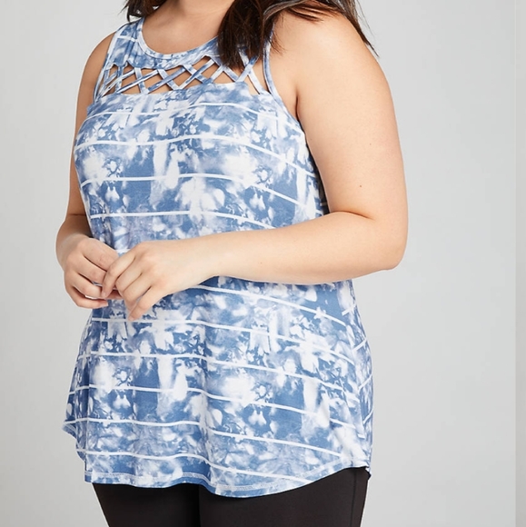Lane Bryant | Tops | Nwt Lane Bryant Active Crisscrossyoke Tank | Poshmark
